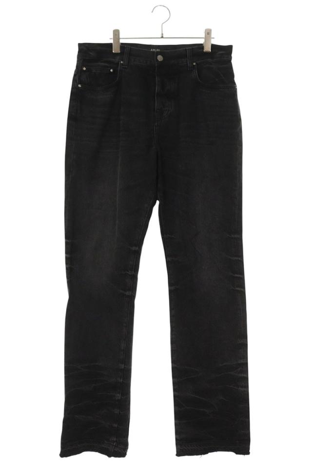 アミリ サイズ:32インチ ウォッシュド ストレートデニムパンツ 中古 BS99