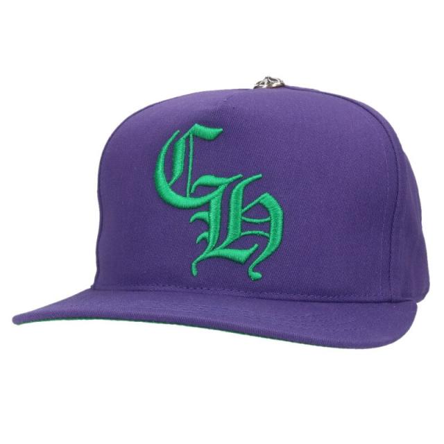 クロムハーツ サイズ:ONE SIZE  CH HAT CHロゴ刺繍ベースボールキャップ 中古 GZ11