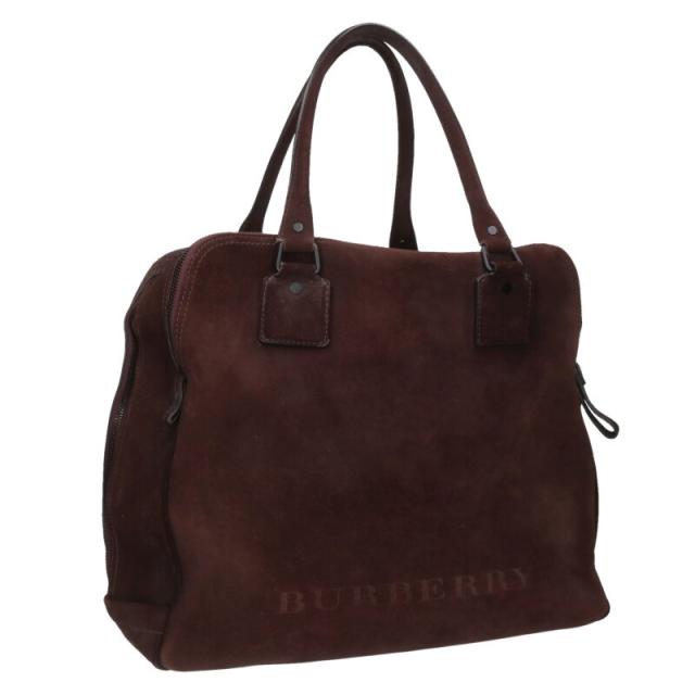 バーバリー  ロゴエンボススエードハンドバッグ 中古 BS99