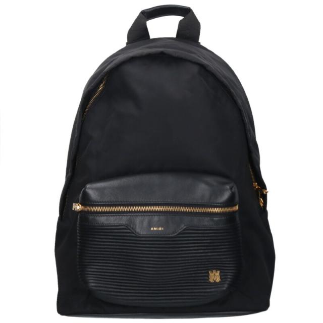 アミリ  リブレザー切替 ナイロンバックパック 中古 BS99