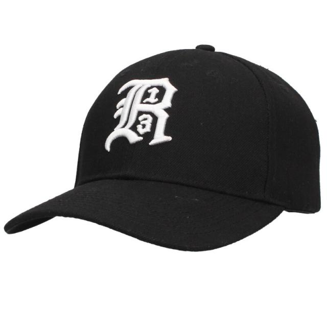 アールサーティーン サイズ:ONE SIZE  R13WA022-A001 ロゴ刺繍ベースボールキャップ帽子 中古 BS99