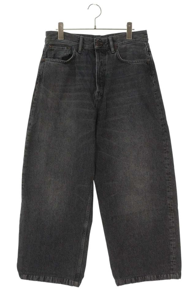 アクネストゥディオズ サイズ:28インチ  1989 Ash Black ルーズフィットデニムパンツ 中古 OM10