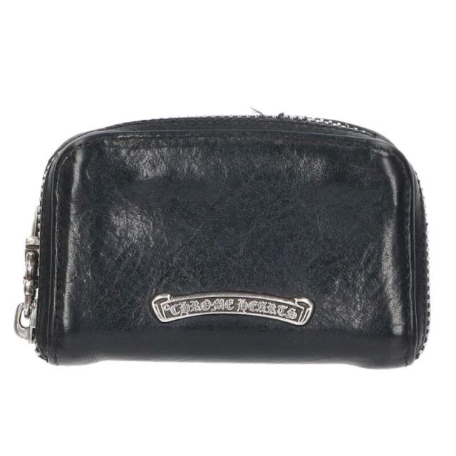 クロムハーツ   COIN CASE ケース ダガーラウンドジップレザーケース 中古 SS07