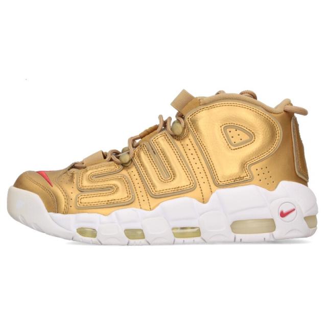 ナイキ  シュプリーム サイズ:28cm  AIR MORE UPTEMPO 902290-700 エアモアアップテンポスニーカー 中古 BS99