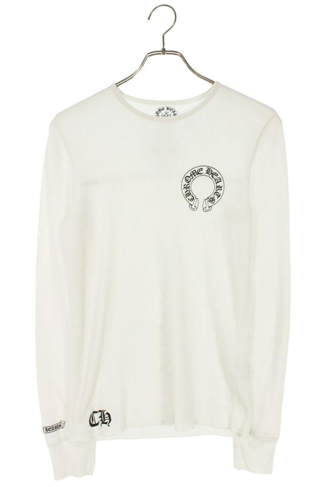 クロムハーツ サイズ:S  Thermal L S バックCHプラスプリントサーマル長袖カットソー 中古 SS07