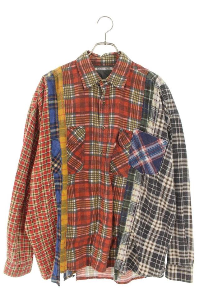 ニードルス   EJ261 リメイクフランネルチェック長袖シャツ 中古 BS99