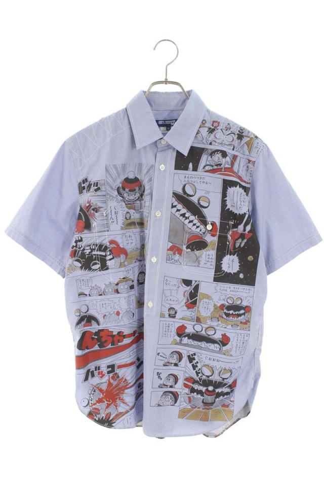コムデギャルソンジュンヤワタナベマン サイズ:M  WG-B028 コミックプリント半袖シャツ 中古 BS99