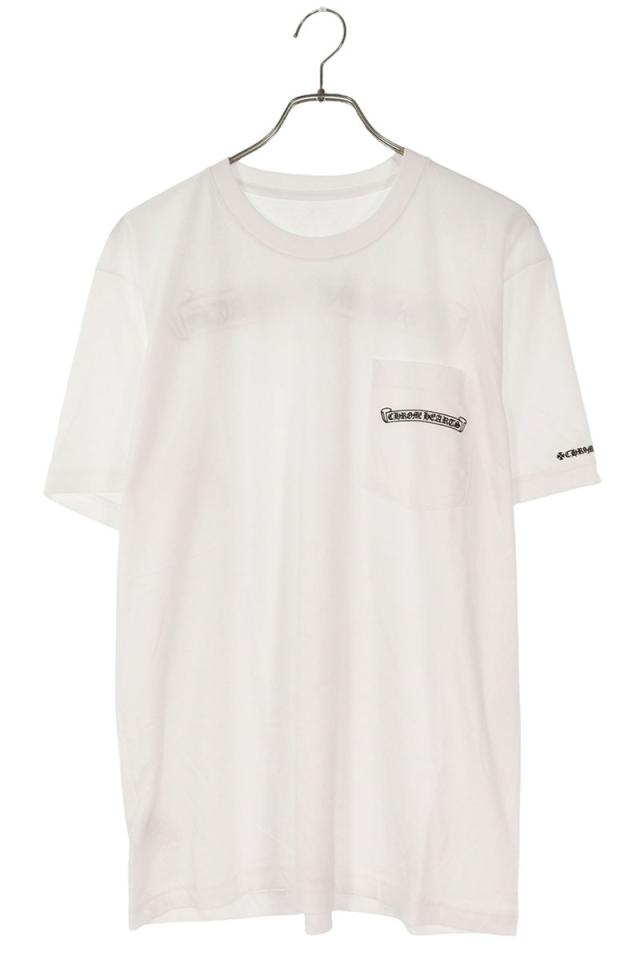 クロムハーツ サイズ:L  CH L S  1 バックスクロールプリントTシャツ 中古 SJ02