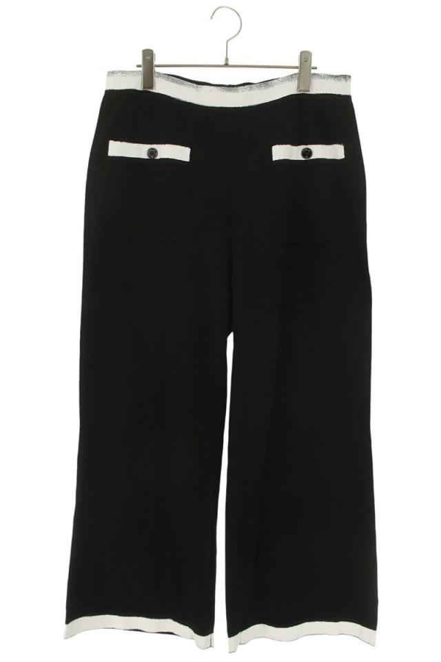 シャネル サイズ:44  P72029K10337 ラインコットンスウェットロングパンツ 中古 BS99