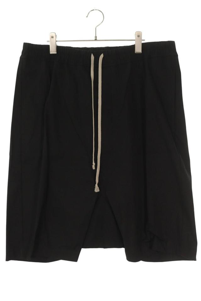 リックオウエンス サイズ:54  RF00M6384-TE RICKS PODS ドローストリングポッズサルエルハーフパンツ 中古 BS99