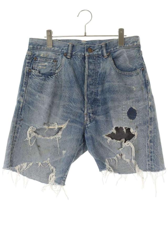 セントマイケル サイズ:M  SM-YS8-0000-054 ダメージ加工ショートデニムパンツ 中古 BS99