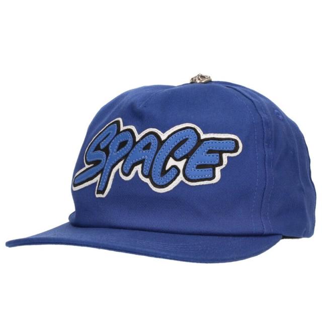 クロムハーツ   TRUCKER CAP トラッカーキャップ SPACEレザーパッチキャップ帽子 中古 SJ02
