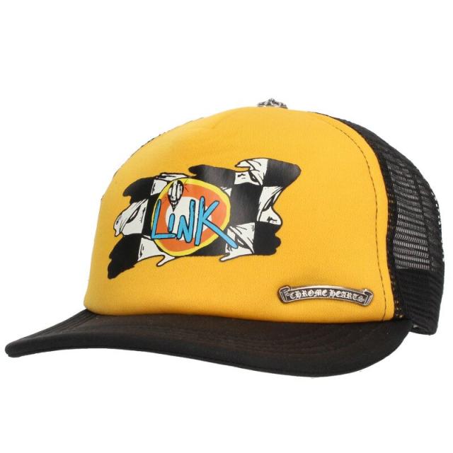 クロムハーツ   TRUCKER CAP トラッカーキャップ MATTY BOYプリントメッシュキャップ帽子 中古 SJ02