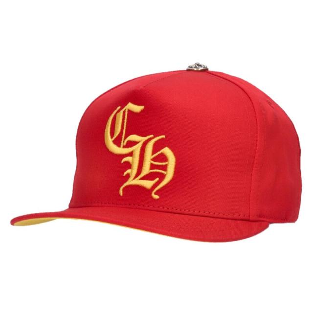 クロムハーツ サイズ:ONE SIZE  6 PANEL ON FIELD BSBL CAP CH刺繍ベースボールキャップ 中古 OS06