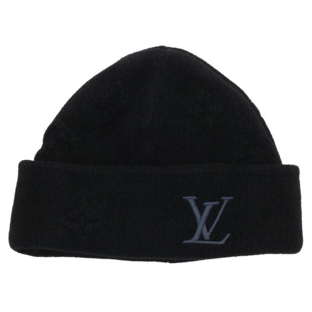ルイヴィトン   M96194 ビーニー・LV クラッシュ モノグラム ロゴ刺繍3Dモノグラムビーニー帽子 中古 BS99