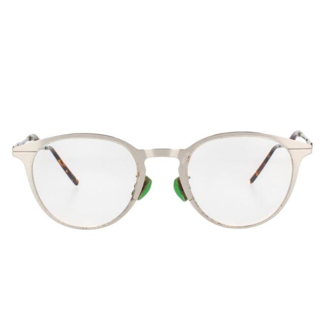 ディオール サイズ:49□22 150 メタリックウェリントンフレーム眼鏡 中古 BS99