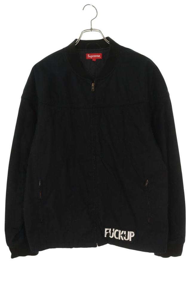 シュプリーム サイズ:L  fuck up Derby Jacket パッチダービージャケットブルゾン 中古 BS99
