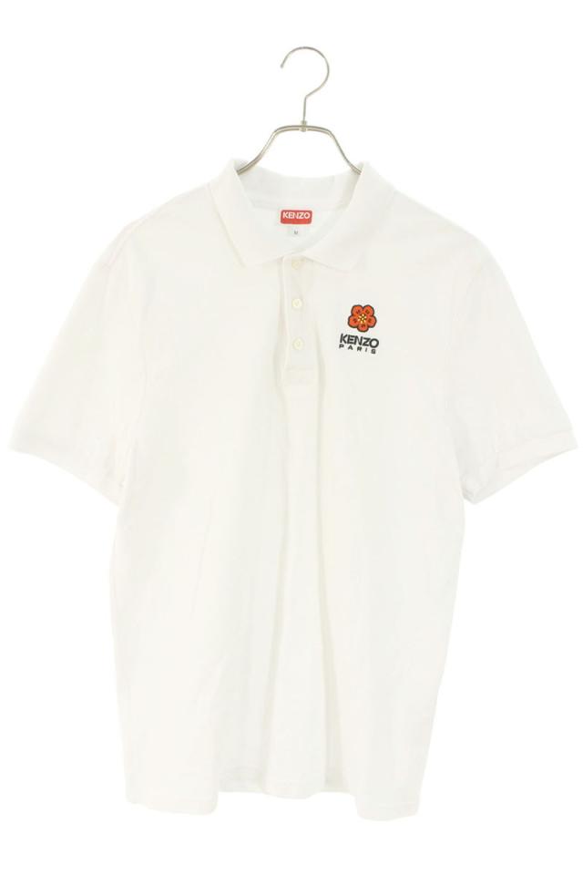 ケンゾー サイズ:M  FE55PO5364PU フラワー半袖ポロシャツ 中古 BS99