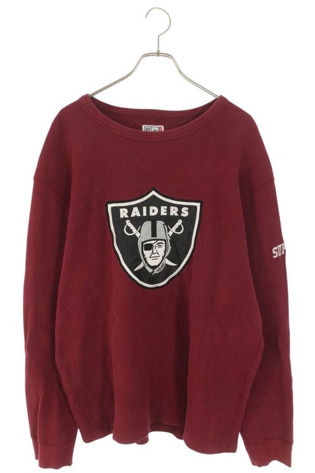 シュプリーム サイズ:XL  NFL Raiders 47 Thermal ライダースサーマル長袖カットソー 中古 BS99