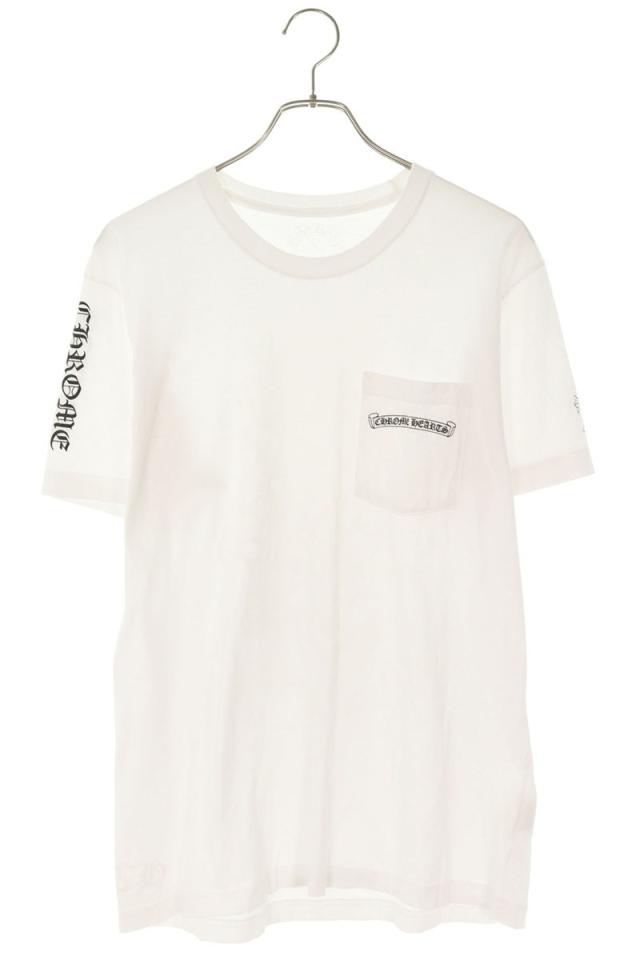 クロムハーツ サイズ:L  T-SHRT 1 バックセメタリークロスプリントTシャツ 中古 FK04