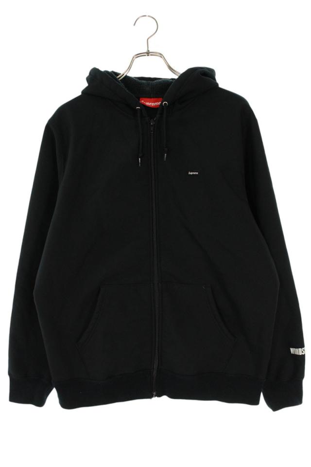 シュプリーム サイズ:L  WINDSTOPPER ZIP UP HOODED スモールボックスロゴジップパーカー 中古 BS99