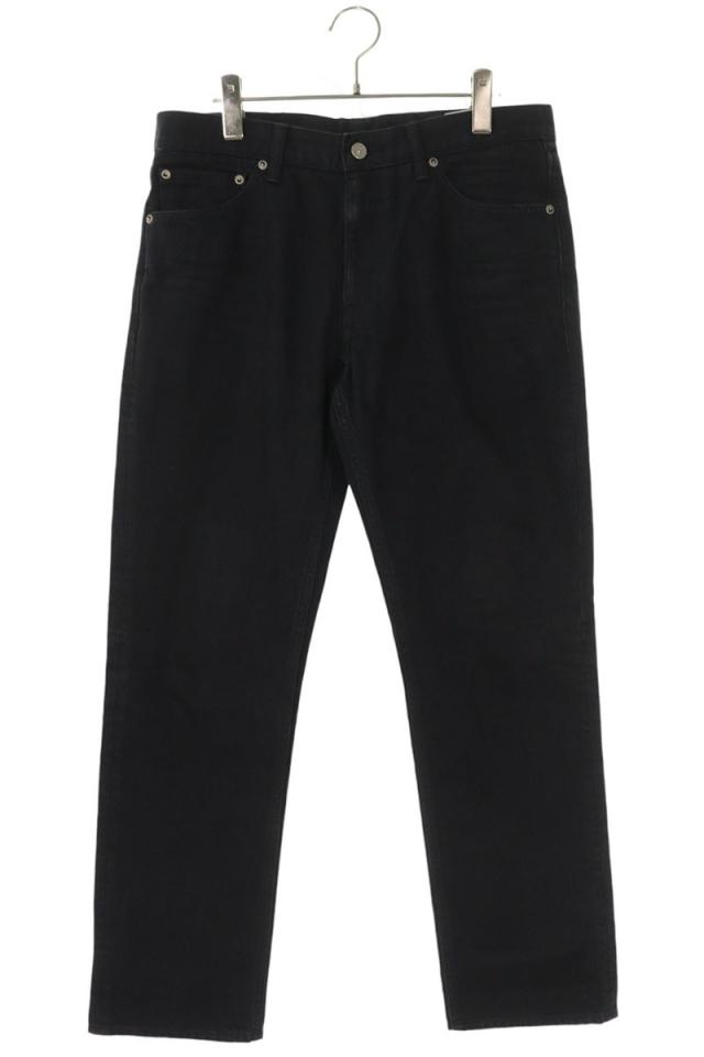 ビズビム サイズ:W34 x L30  SOCIAL SCULPTURE 19 CMYK BLK OW 0124205005005 ソーシャルスカルプチャーデニムパンツ 中古 FK04