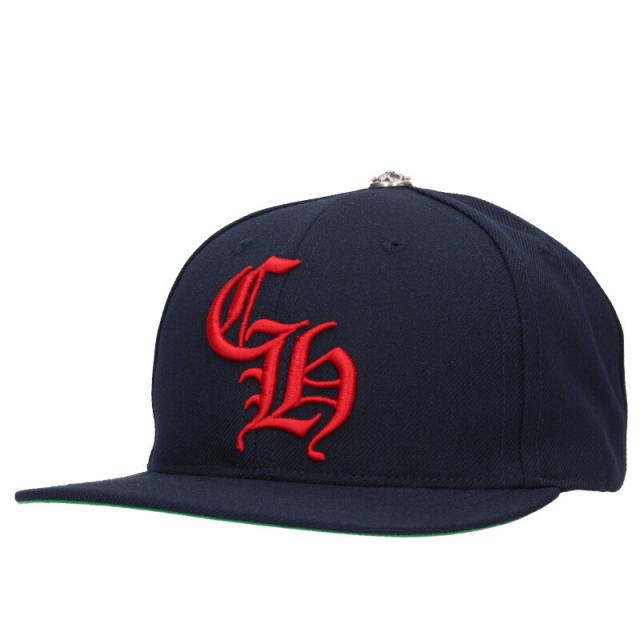 クロムハーツ   CH HAT CH刺繍ベースボールキャップ帽子 中古 OK15