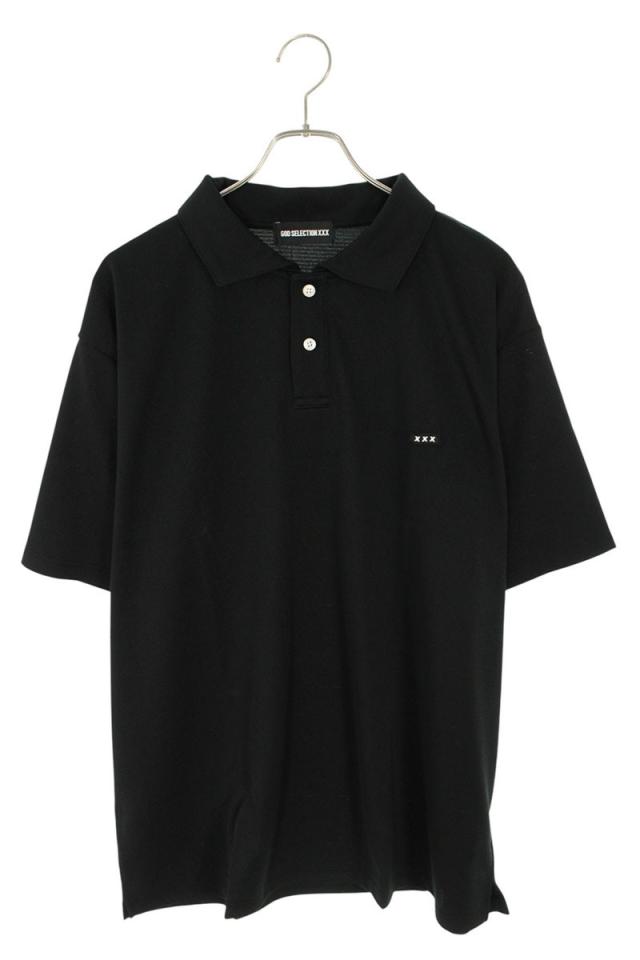 ゴッドセレクショントリプルエックス サイズ:XL  25SS  GX-S25-CS-01 ロゴデザイン半袖ポロシャツ 中古 BS99