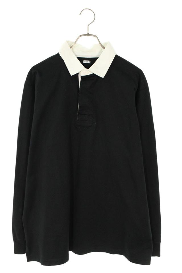 シークエル サイズ:L ロゴプリントポロ長袖カットソー 中古 BS99