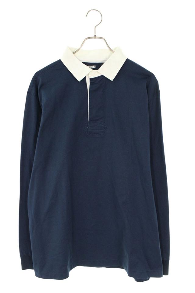 シークエル サイズ:L ロゴプリントポロ長袖カットソー 中古 BS99