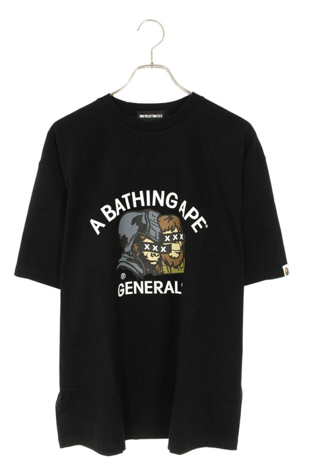 ゴッドセレクショントリプルエックス  アベイシングエイプ サイズ:XL  GX-A24-BAST-06 ロゴプリントTシャツ 中古 BS99