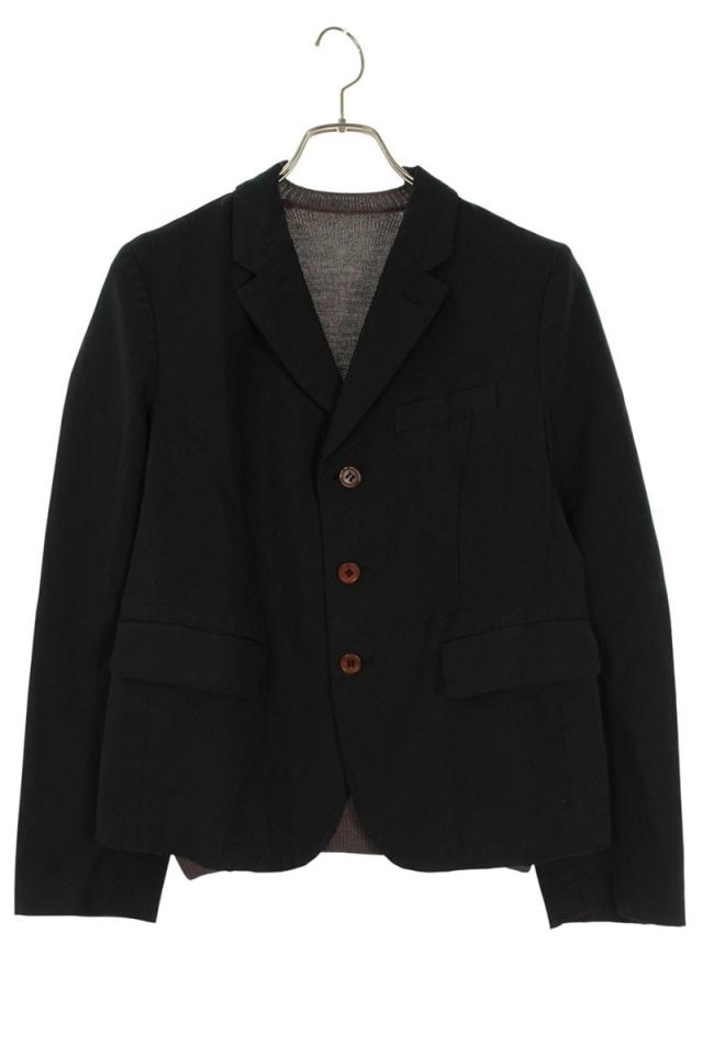 コムデギャルソンコムデギャルソン サイズ:M  13AW  RL-J001 AD2013ニット切替ポリエステル3Bジャケット 中古 BS99