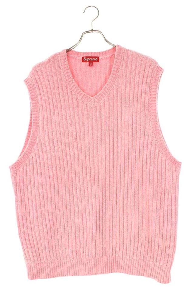 シュプリーム サイズ:XXL  24AW  Chenille Sweater Vest シェニールセーターベスト 中古 BS99