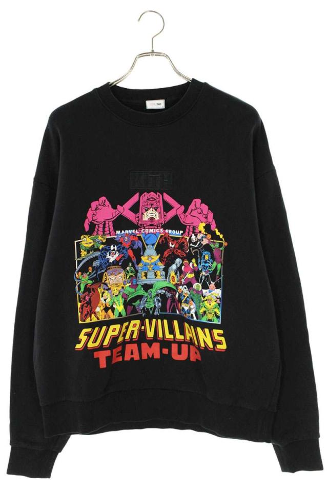 キス サイズ:M  Team Up Vintage Nelson Crewneck キャラクタープリントスウェット 中古 BS99