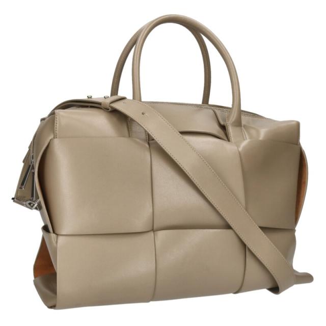 ボッテガヴェネタ   ザ アルコ 620633 イントレチャートレザーショルダーハンドバッグ 中古 BS99