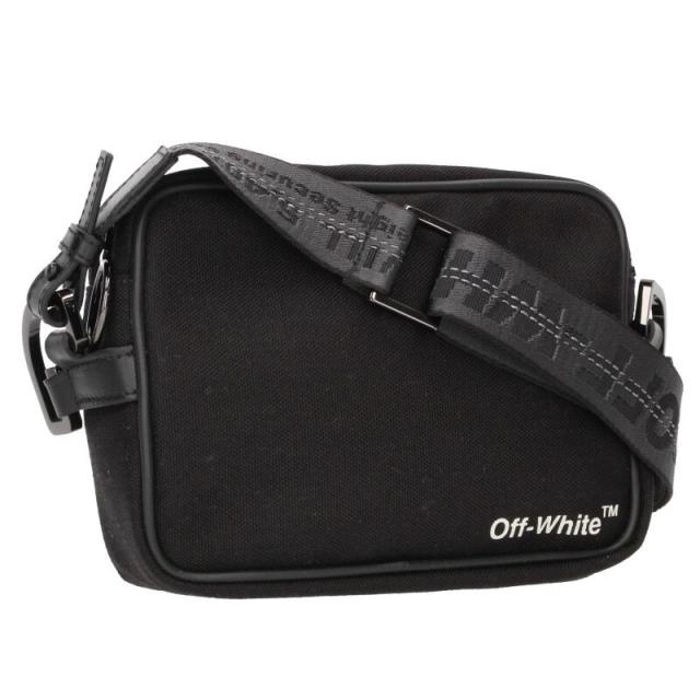 オフホワイト   OMNA038E18521022 ロゴプリントショルダーバッグ 中古 BS99