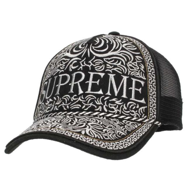 シュプリーム   25SS  Vaquero Mesh Back 5-Panel 刺繍デザイン5パネルキャップ 中古 BS99