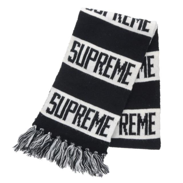 シュプリーム   16AW  Bar Stripe Scarf ストライプロゴマフラー 中古 BS99
