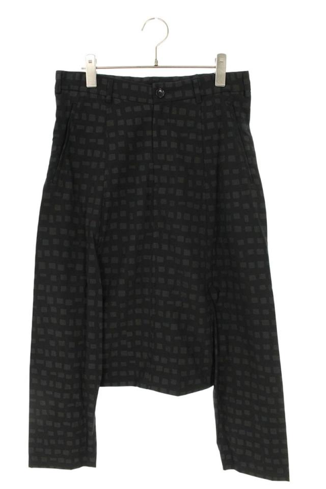 コムデギャルソンコムデギャルソン サイズ:XS  10AW  RF-P022 AD2010格子柄サルエルロングパンツ 中古 BS99