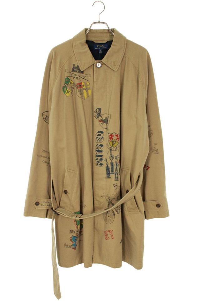 ポロラルフローレン サイズ:XL グラフィティコットンツイルバルマカーンコート 中古 GZ14