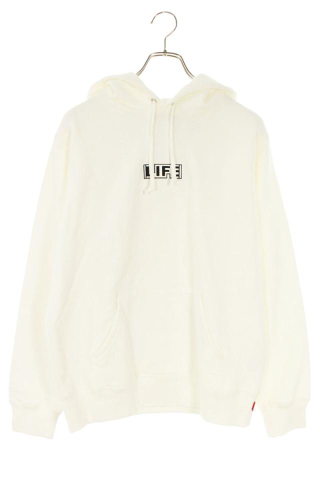 シュプリーム サイズ:S  19SS  Gilbert&e DEATH Hooded Sweatshirt ギルバートアンドジョージデスプルオーバーパーカー 中古 SB01