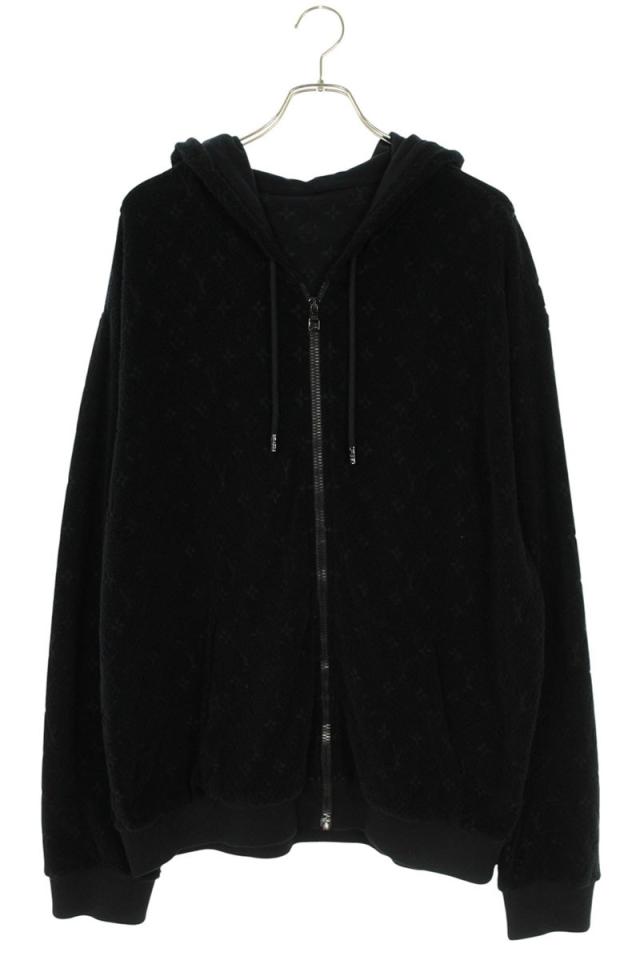 ルイヴィトン サイズ:XXL  23AW  RM232Q Y44 HPY41W モノグラムフレンチテリージップパーカー 中古 OM10