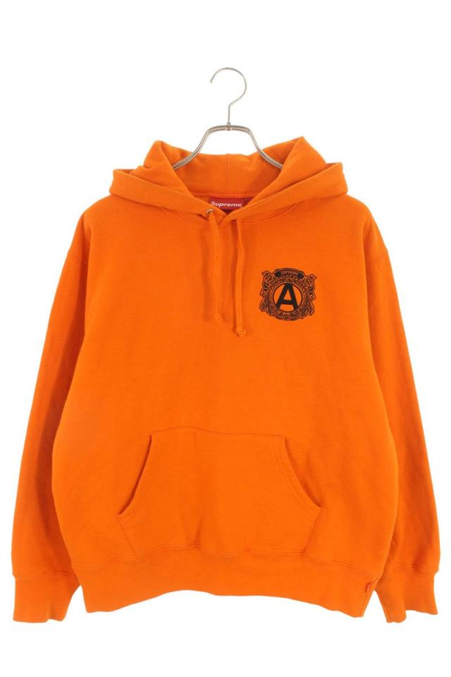 シュプリーム サイズ:S  20AW  Anti Hooded Sweatshirt A刺繍プルオーバーパーカー 中古 BS99