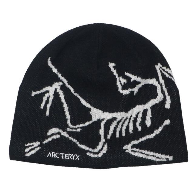 アークテリクス サイズ:FREE  BIRD HEAD TOQUE ロゴエンブロイダリービーニーニット帽 中古 FK04