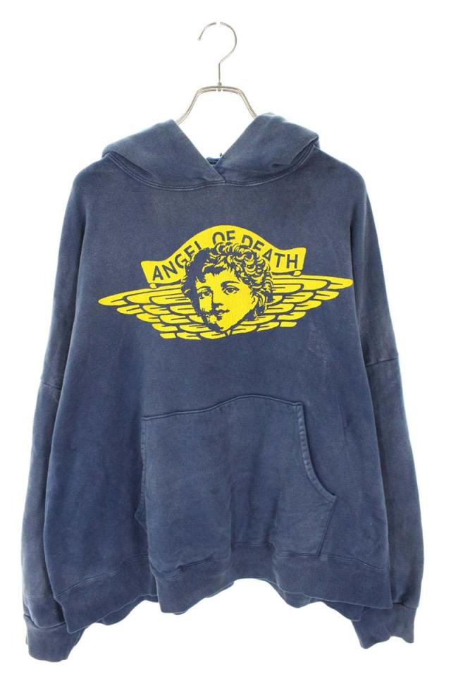 セントマイケル サイズ:L  24AW  SM-YS1-0000-044 ヴィンテージ加工エンジェルパーカー 中古 SB01