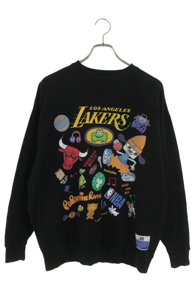 ウィンダンシー サイズ:M  WDS-C-PNB7-24-Q4-12 NBAプリントクルーネックスウェット 中古 BS99