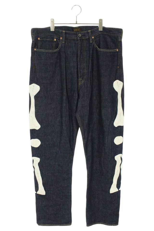 キャピタル サイズ:38  EK-1528LPA メキシカンタキシード ボーン刺繍デニムパンツ 中古 SB01