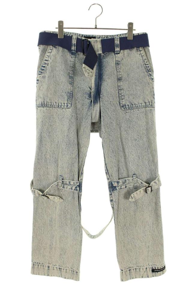 ナインティーナインパーセントイズ サイズ:2 ボンテージデニムパンツ 中古 BS99