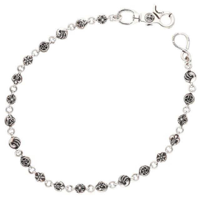 クロムハーツ サイズ:ロング  2MULTIBALL LONG-S 1クリップロング#2マルチボール シルバーウォレットチェーン 中古 SJ02