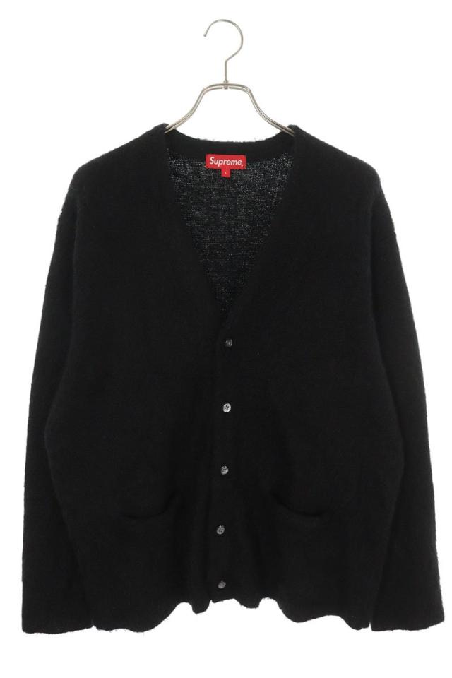 シュプリーム サイズ:L  20AW  Brushed Mohair Cardigan ブラッシュドモヘアカーディガン 中古 SB01